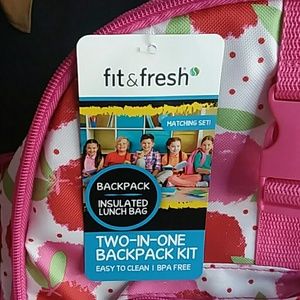 Fit & Fresh | Accessories | Backpack And Lunch Bag Set | Poshmark